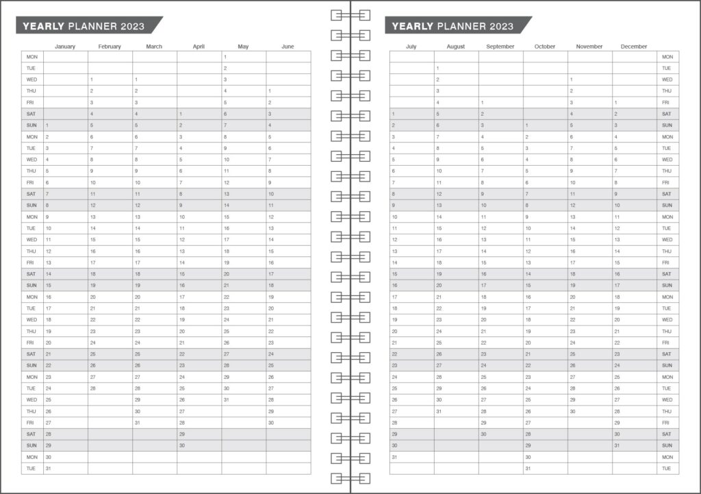 2023 Planner Notebook Printing - One Heart Print