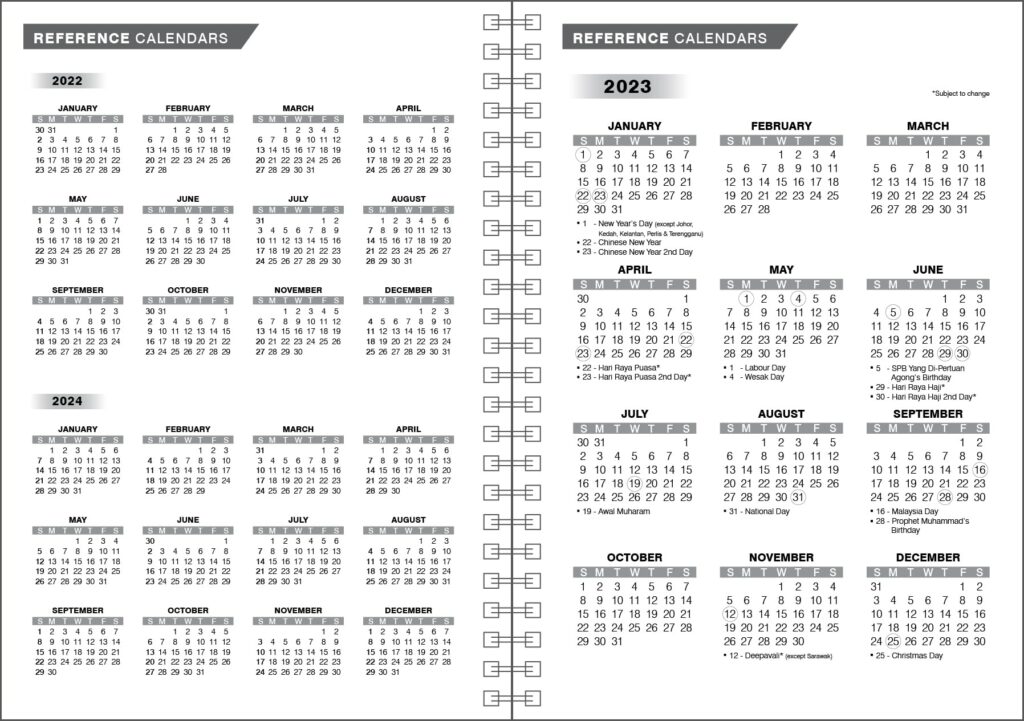 2023 Planner Notebook Printing – One Heart Print